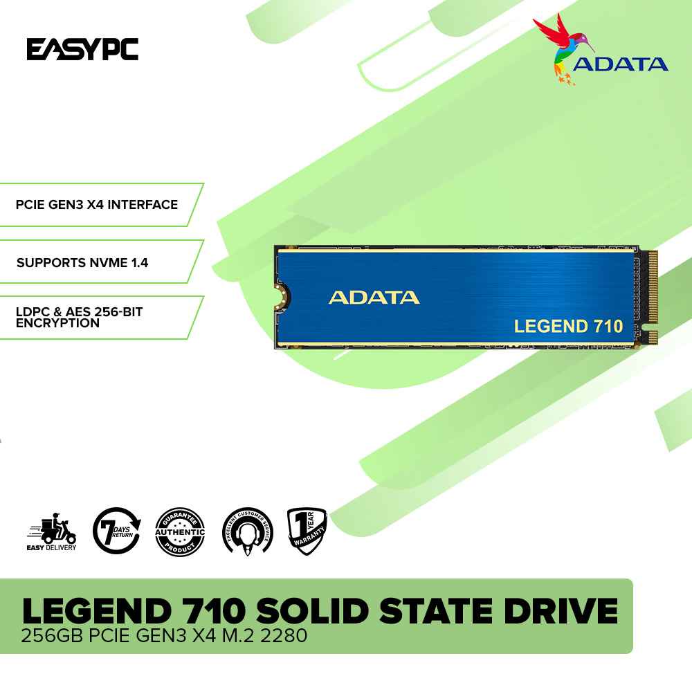 EasyPC| Adata Legend 710 256GB/ 1TB/512GB m.2 NVME ssd | PCIe GEN3 x4| EasyFix Warranty | Shopee ...