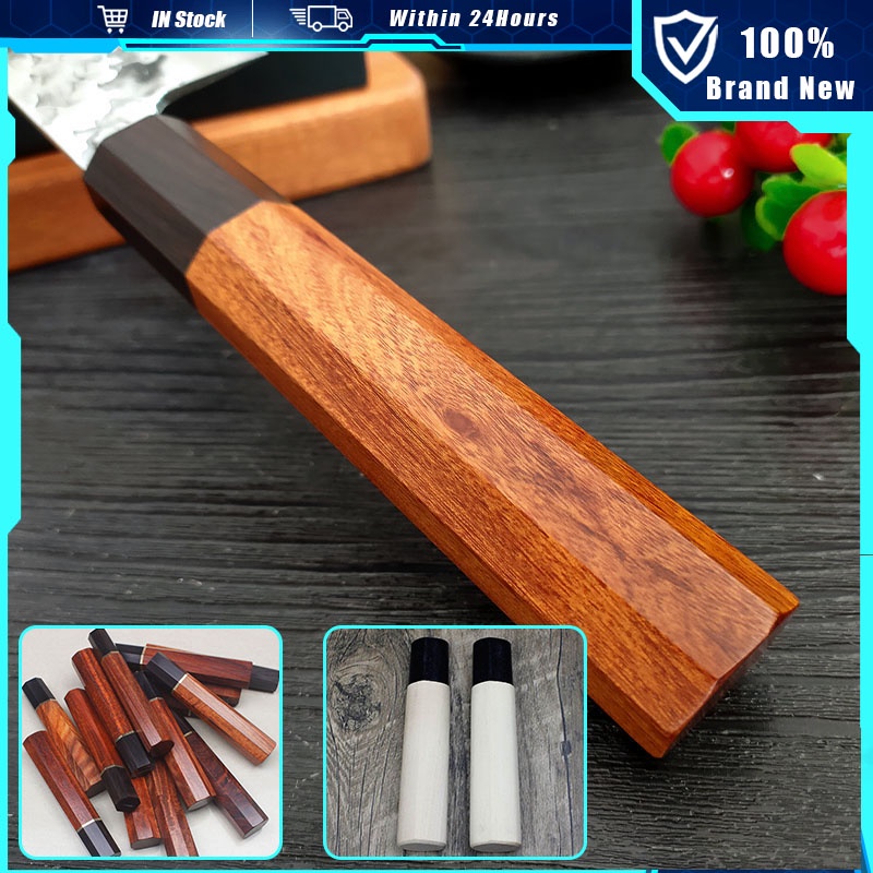 5.19/5.13inch Japanese Kitchen Knife Octagonal Wooden Handle Shank Beef ...