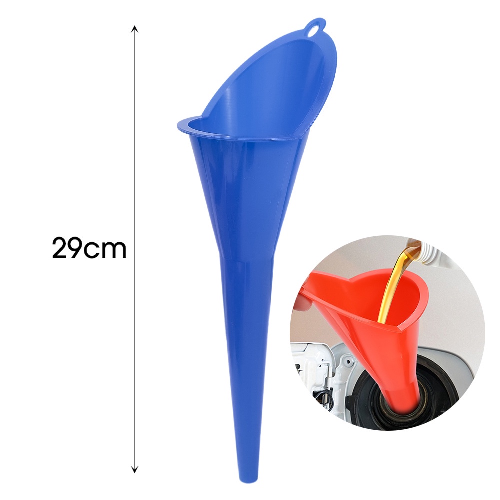 Long Stem Anti-Splash Funnel - Car Motorcycle Gasoline Engine Oil ...