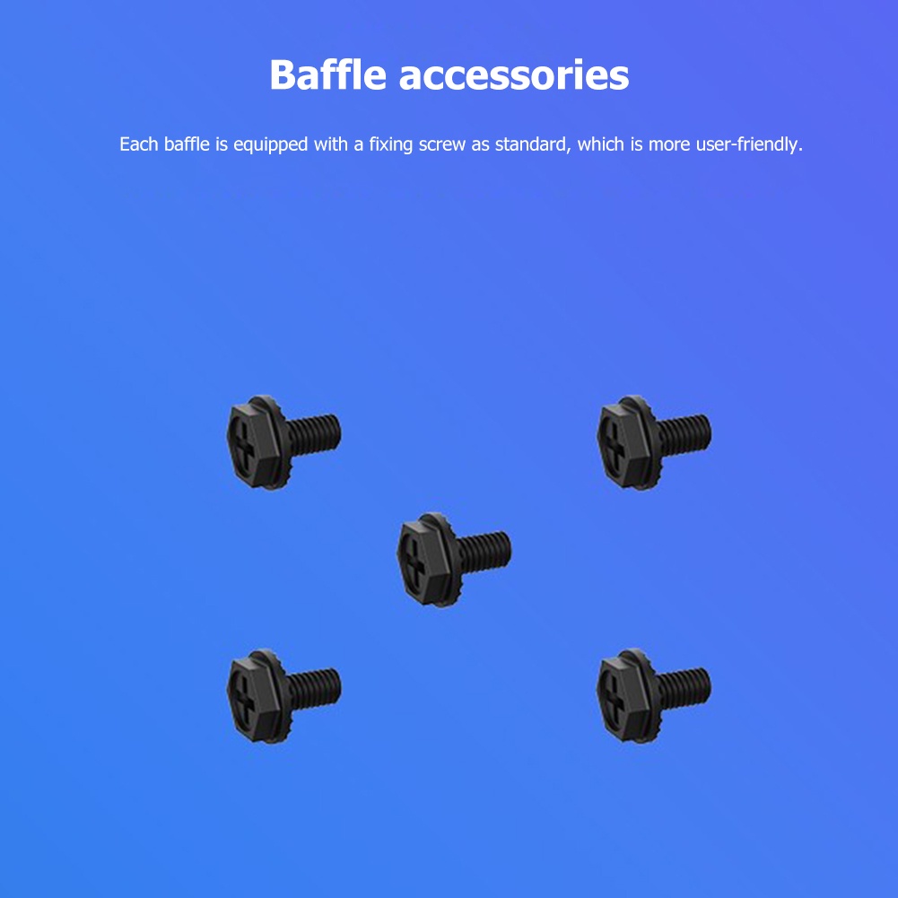 5PCS Aluminum Alloy PCI Baffle for Heat Dissipation Computer PC Case ...