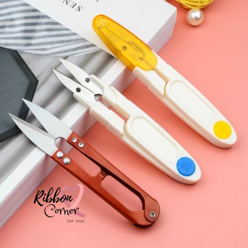 U-Shaped Scissors Embroidery for Tailoring Sewing Thread Trimmer Nipper ...