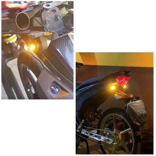 2PCS / Set Mini Led Side Signal Light Universal Signal Tampal Led ...