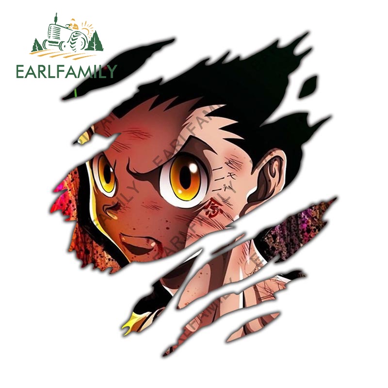 EARLFAMILY 13cm Hunter x Hunter Tear Anime Car Sticker Camper ...