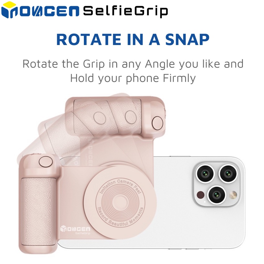 INOVAGEN Selfie Grip Magnetic Phone Selfie Grip Stand,Camera Handle ...