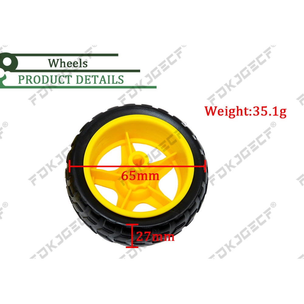 TT Motor Motor Wheels Smart Car Chassis Robot Remote Control Car Wheels ...