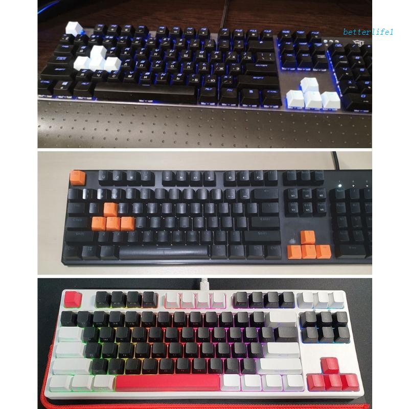 BTM Backlit Keyboard Keycaps Fit for Cherry MX Switches WASD/ESC ...