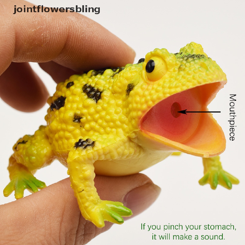 JOPH Toy Simulation Frog Model Animal Toy Toad Tricky Scary Squeeze ...