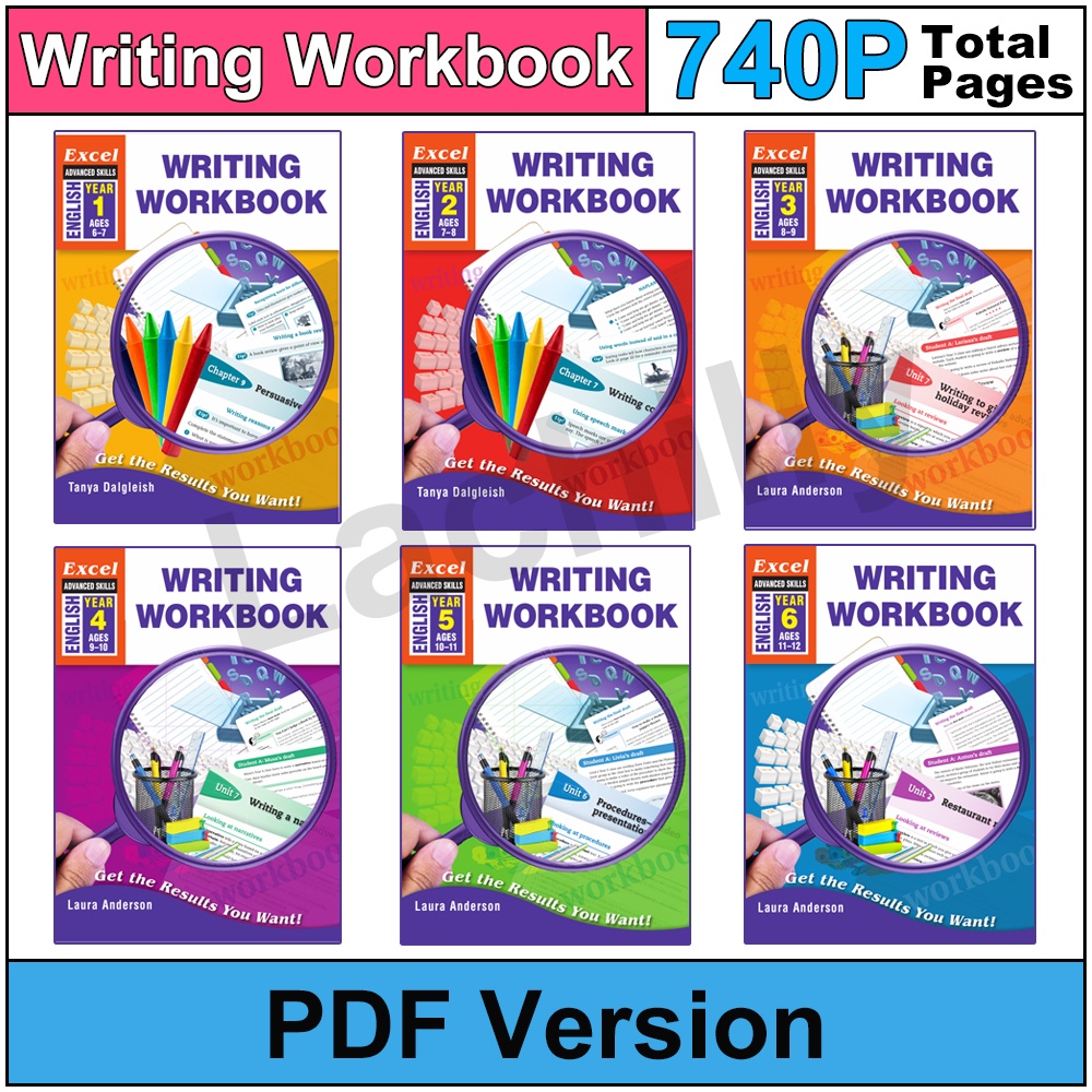 Writing Workbook Grade1-6 Advanced Skills How To Write Writing Skill ...