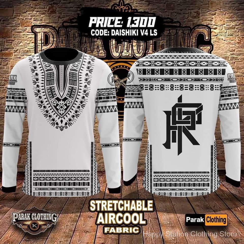 Motor Cycle Jersey Long Sleeve for Men PARAK CLOTHING DAISHIKI FULL SUBLIMATION STRETCHABLE ...