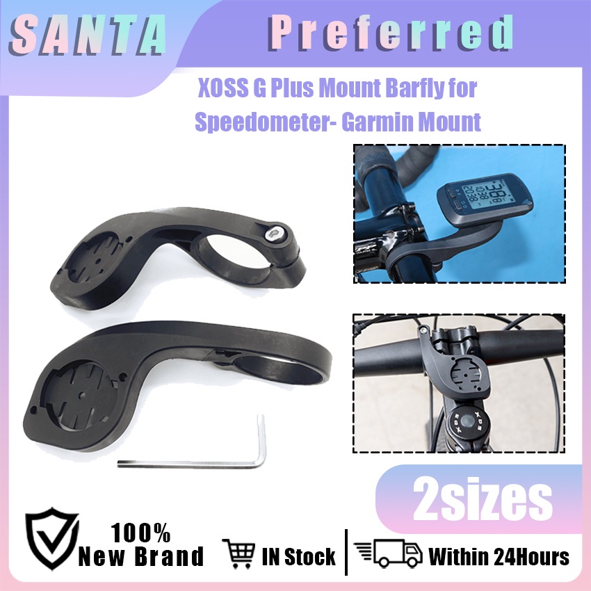 XOSS G/Garmin Mount Barfly Bicycle extension bracket Speedometer Magene ...