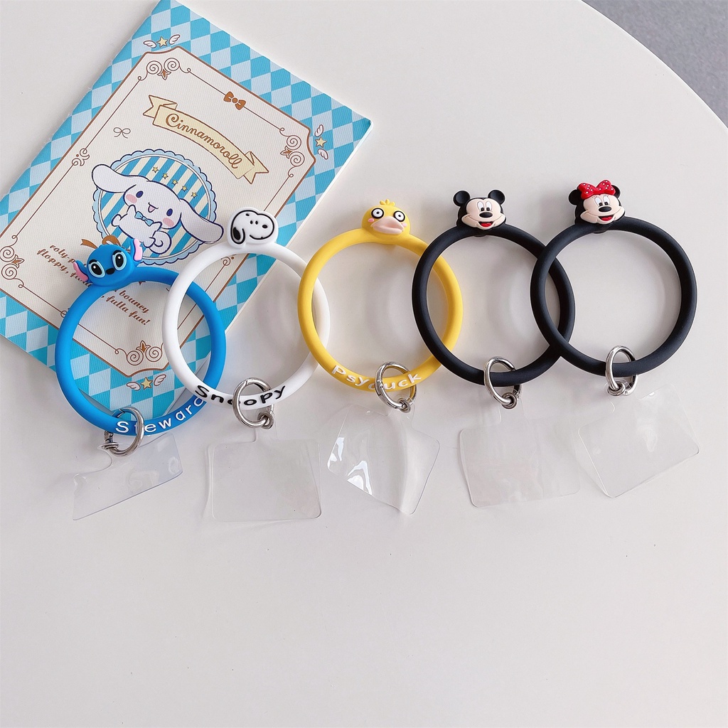 Snoopy couple mickey minne cute cartoon Creative Phone Strap Lanyards ...