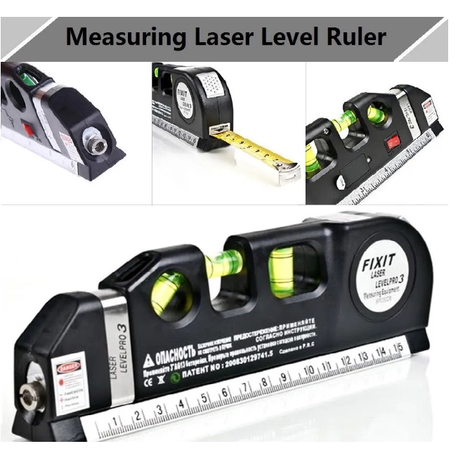 Multipurpose Pro Measuring Infrared Laser Level Ruler Horizontal ...