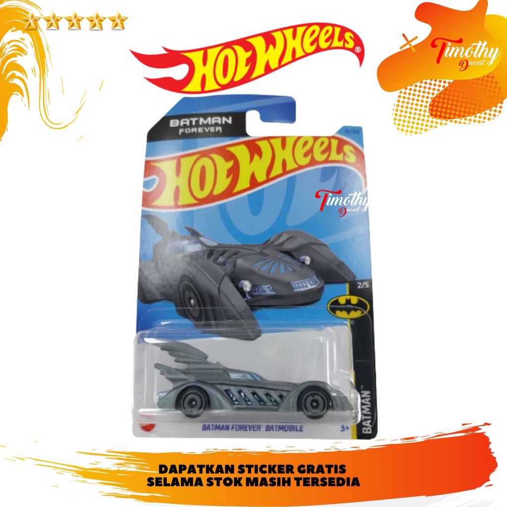 Hot Wheels Batman Forever Batmobile Gray | Shopee Philippines