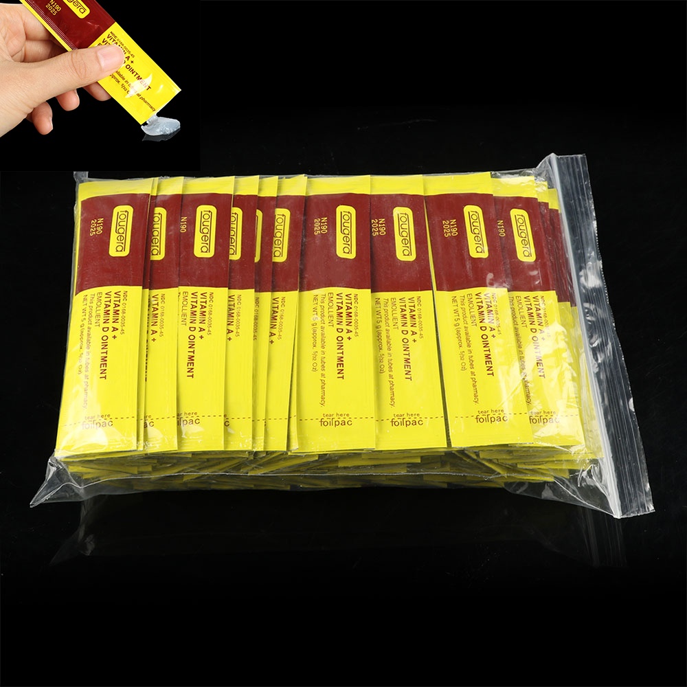 20/50/100pcs Tattoo Aftercare Cream Fougera Vitamin Ointment A&D Anti ...