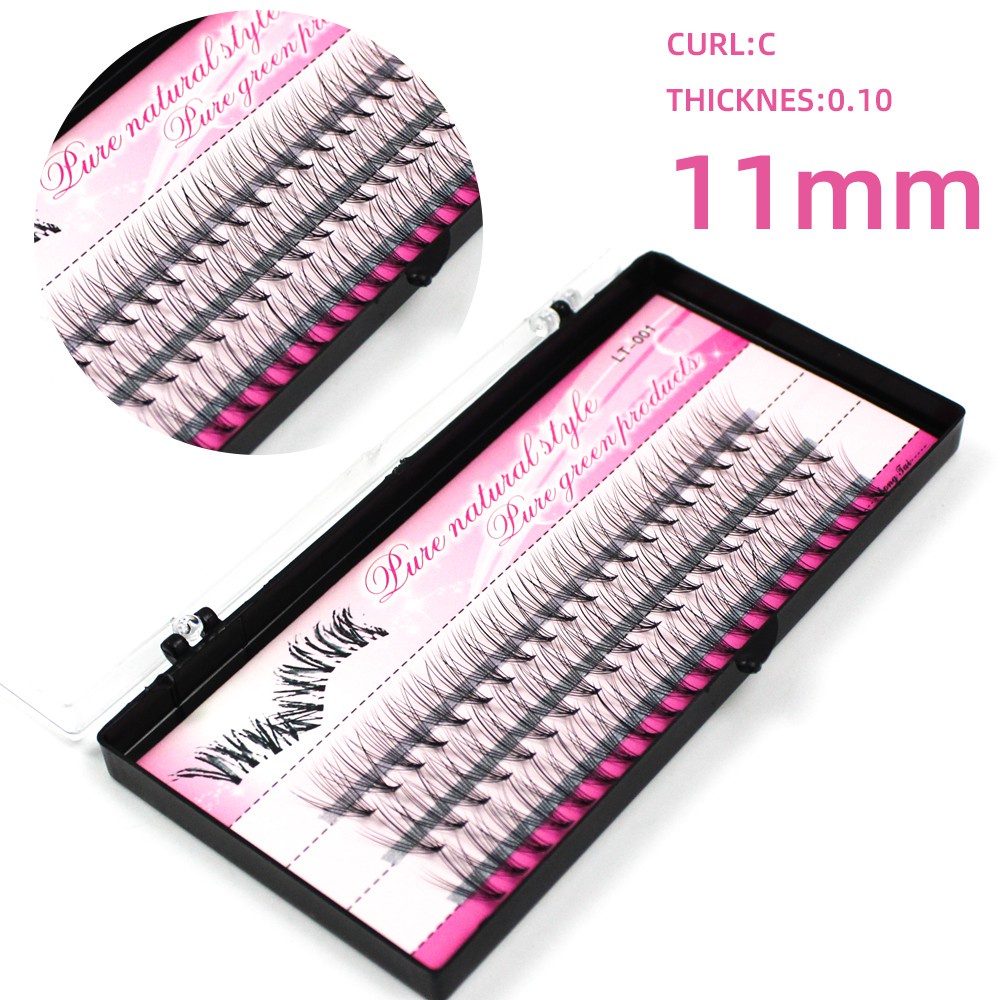10D 20D C Curl Lash DIY Grafting False Eyelashes Natural Eyelash ...