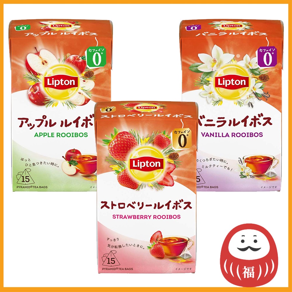 Lipton Rooibos Tea Bags - Apple/Strawberry/Vanilla 15 bags | Shopee ...