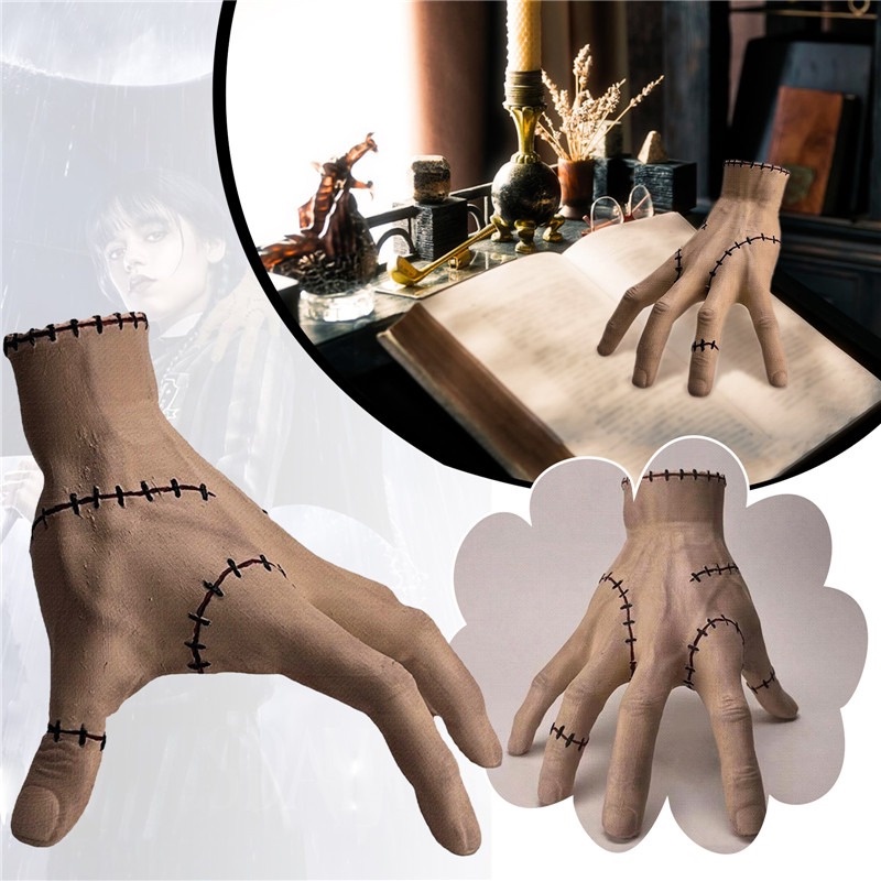 Wednesday Addams Thing Hand Model Cosplay Desktop Crafts PVC Sculpture ...