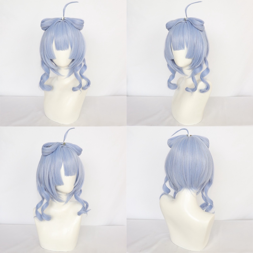 Misscoo Zaion Wig Vtuber EN7 XSOLEIL Zaion LanZa Short Light Blue Heat ...
