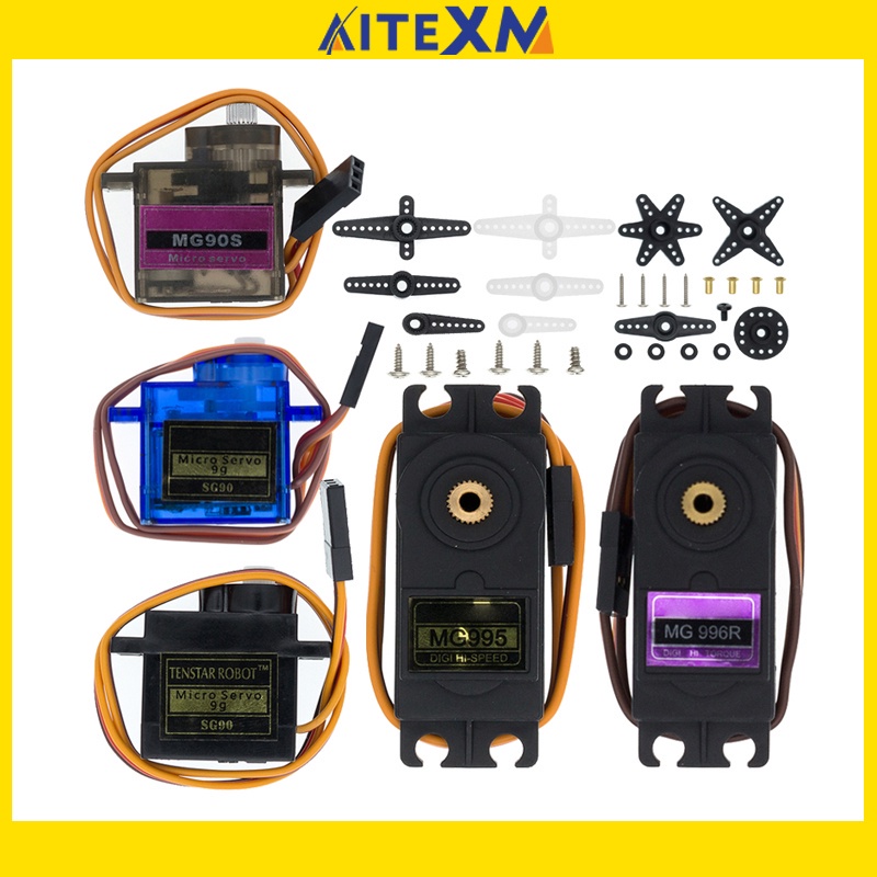 SG90 MG90 MG90S Servos Digital MG995 MG996 Servo Metal Gear for Futaba ...