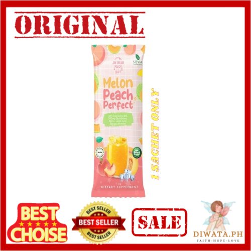 PROMO 1 Sachet Crystal Glow Melon Peach Perfect Collagen Drink by JRK ...