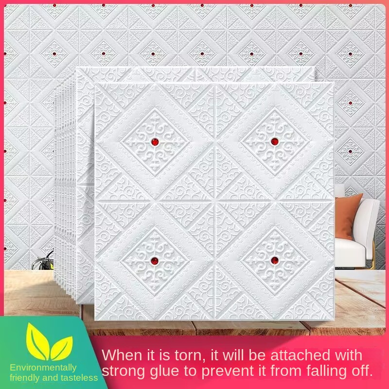 3D Ceiling Adhesive Wallpaper Wall Decor Design Wall Paper Sticker BIG ...