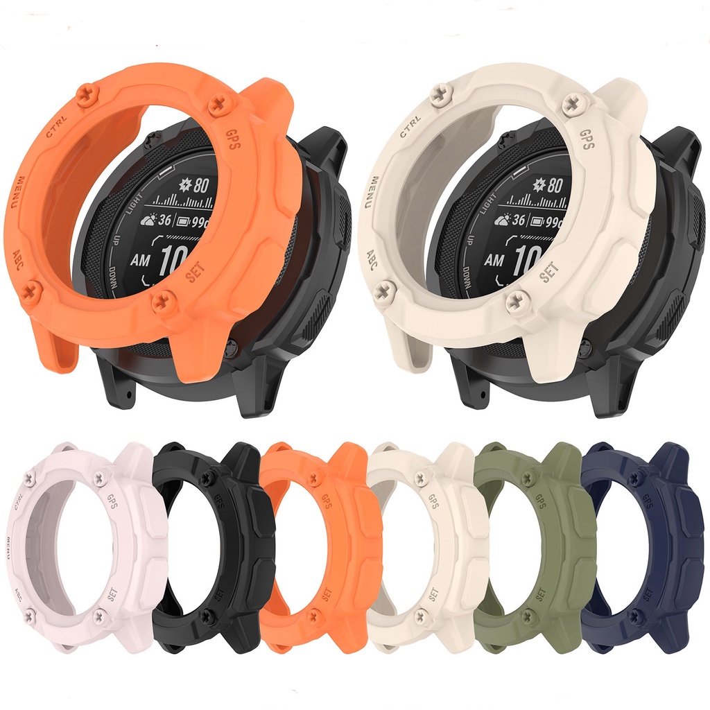 Soft Tpu Case For Garmin Instinct 2X Watch Protective Bumper Cover ...