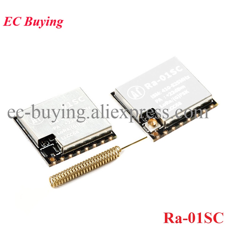Ra-01SC LoRa Spread Spectrum Wireless Module Radio Frequency Module 410MHz-525MHz SPI Interface ...