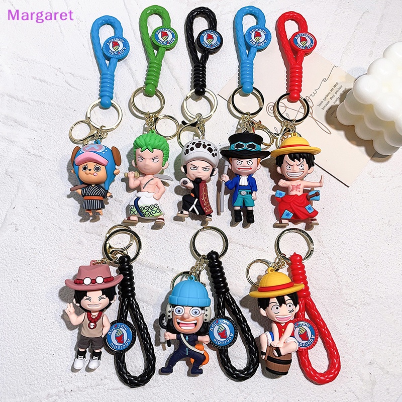 [Margaret] One Piece Keychains Anime Monkey D. Luffy Tony Chopper ...