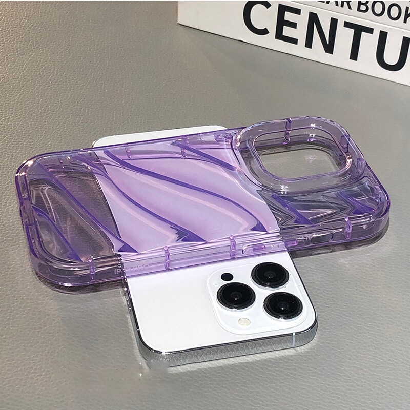 3D Laser Wave Edge Phone Case Cover For iPhone 16 11 15 13 14 12 Pro ...