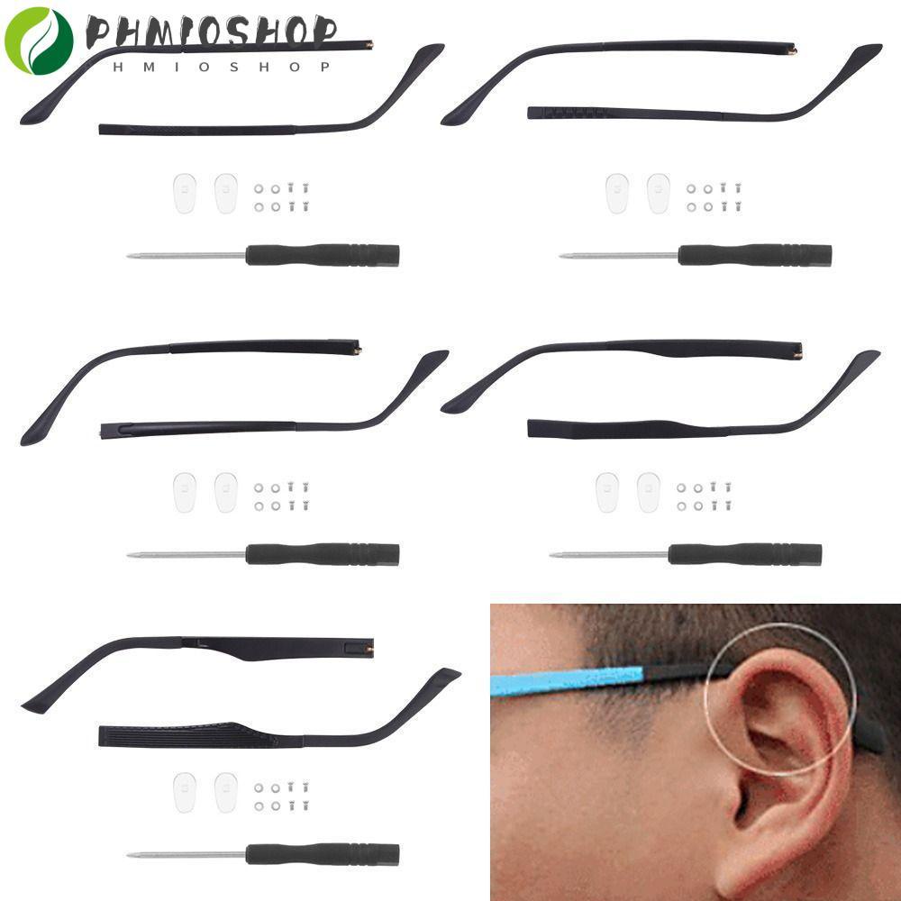 MIOSHOP 2PCS Eyeglasses Temple Arm Single Tooth Replacement Leg Repair ...