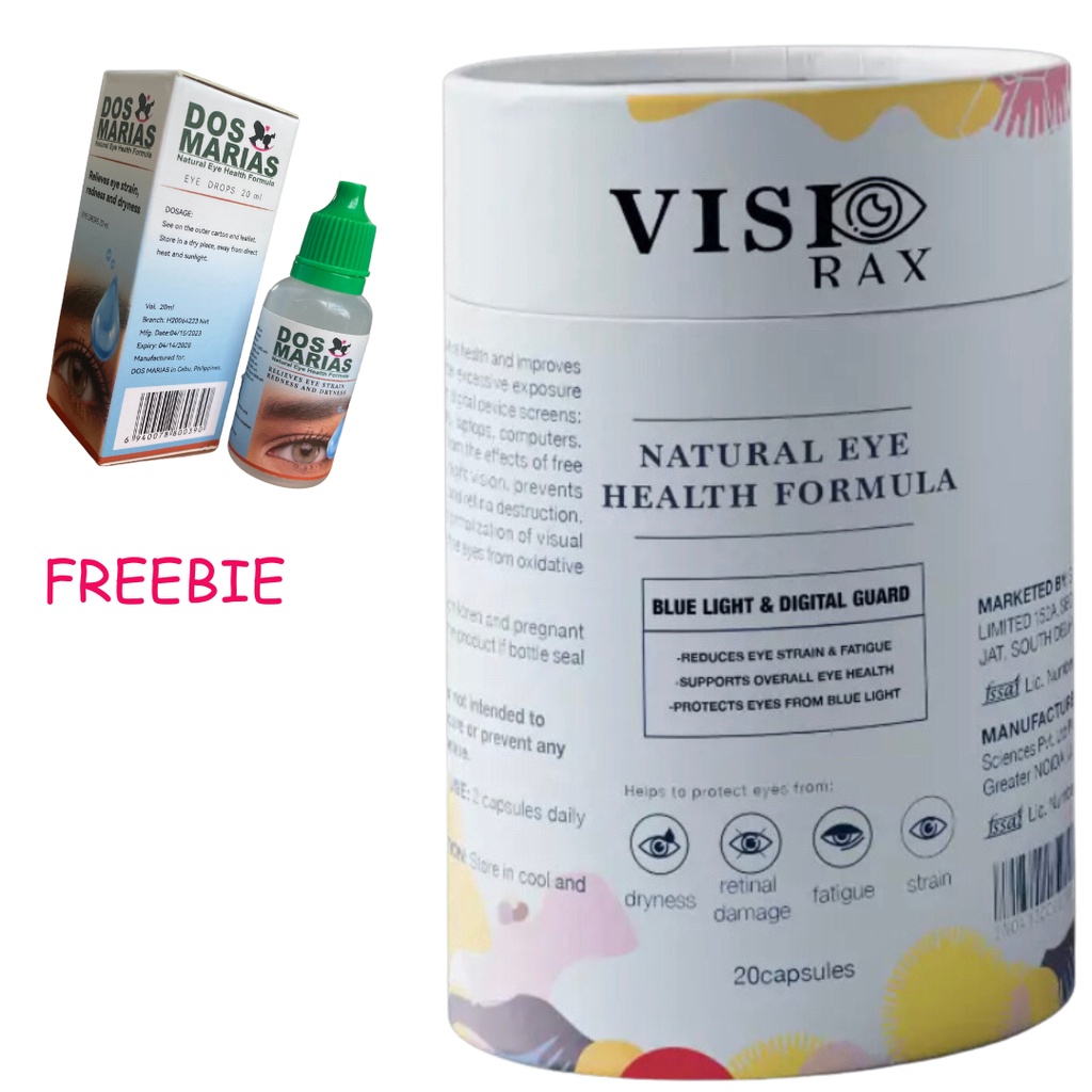 "Authentic Visiorax 20 Capsules: The Ultimate Eye Health Solution With ...