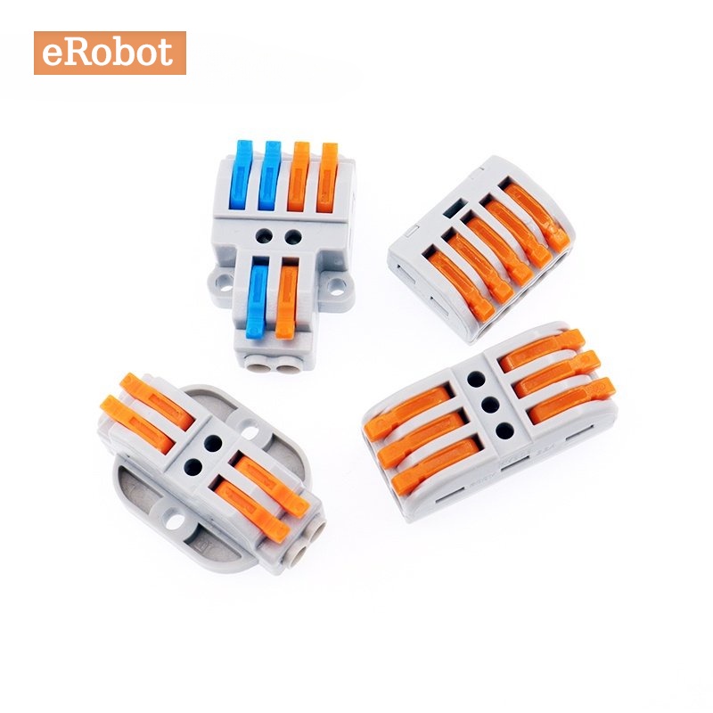 5/10Pcs Quick Connector Terminal Block Universal Wire Connector Easy ...