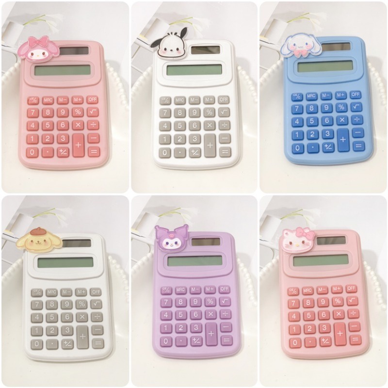 Sanrio Portable Calculator Hellokitty Melody Cinnamoroll Cartoon Energy ...