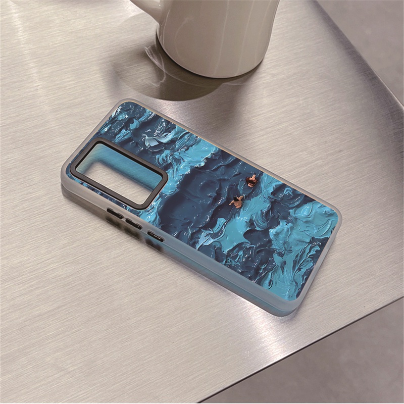 Floating People #1 Colorful Laser Gradient IMD Samsung Case For Samsung ...