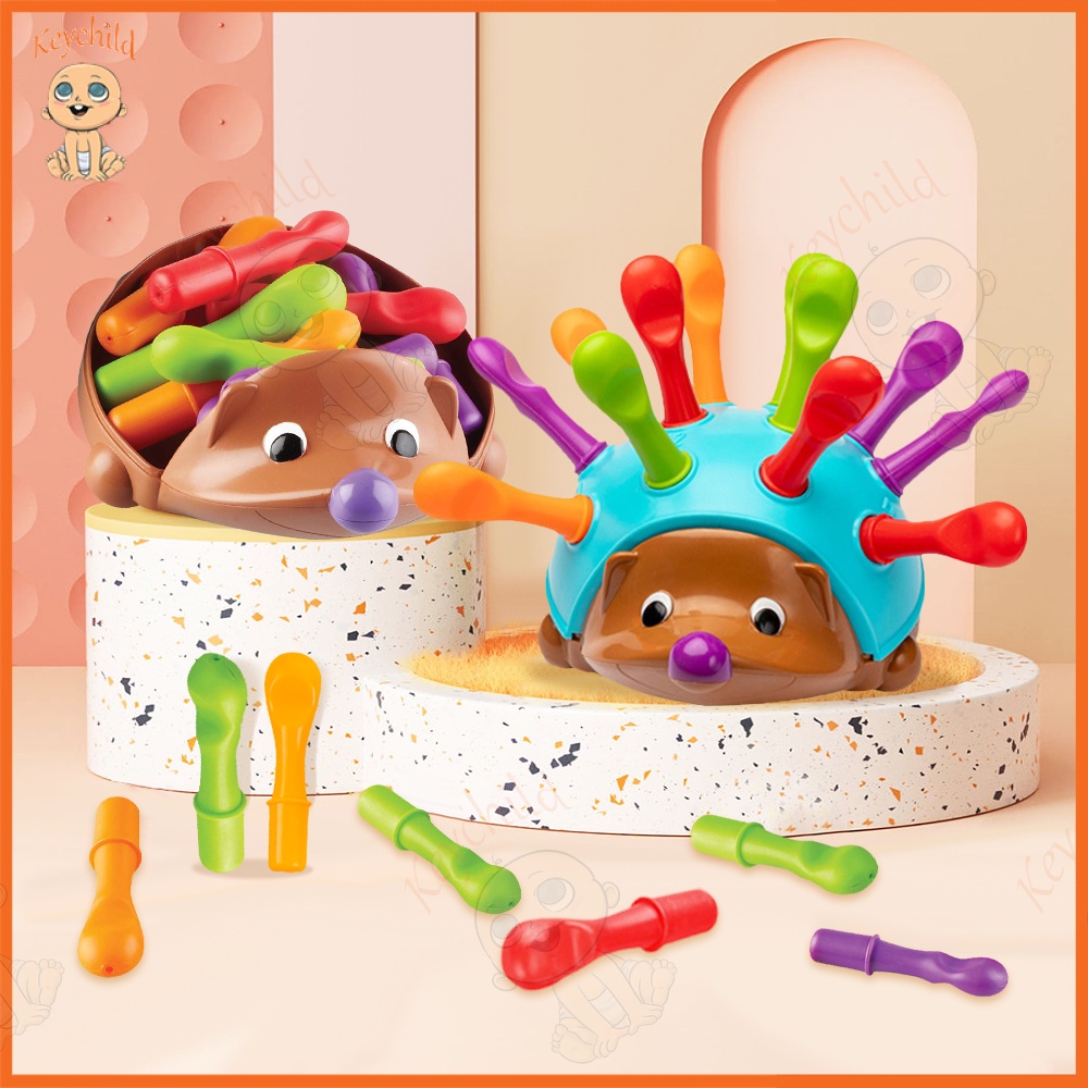 Keychild Hedgehog Toy Baby Montessori Toys Manipulative Educational ...