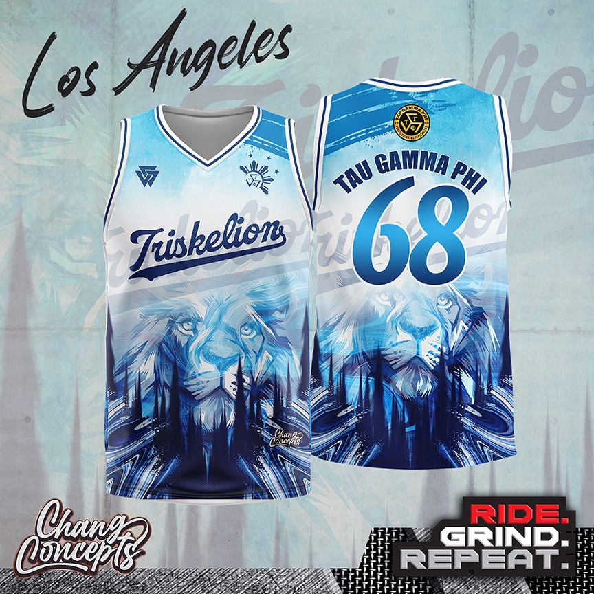 Triskelion Tau Gamma Phi Los Angeles Full Sublimation Standard Cut ...