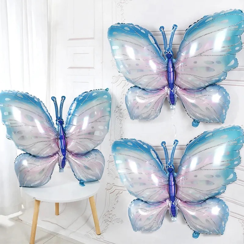 Butterfly Balloons Aluminum Foil Balloon Helium Ballon for Girl ...