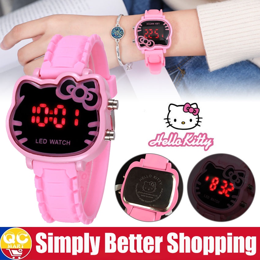 Sanrio Kawii Hello Kitty Digital LED Watch Kids Cartoon Anime ...