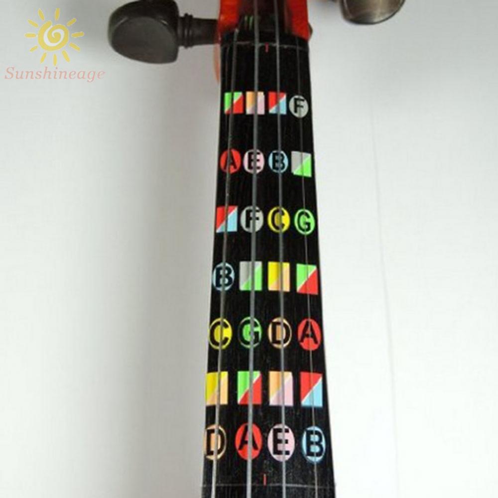 Violin Fingerboard Guide Sticker Intonation Chart Beginners Sticker ...