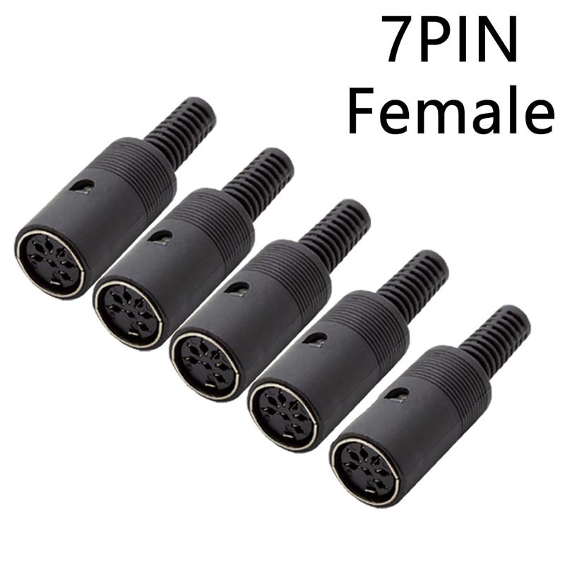 DIN 3pin 4pin 5pin 6pin 7pin 8 Pin Male Female Plug socket jack Solder ...