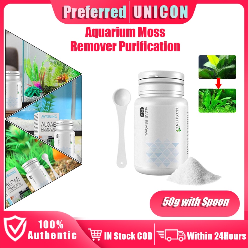 50g Algae Remover with Spoon Aquarium Reduces Algae and Bryophyte ...