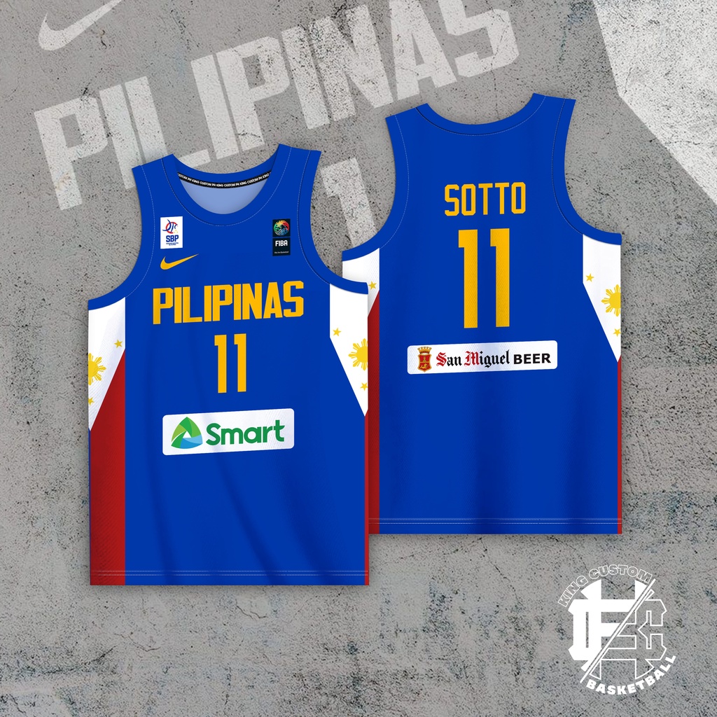 Blue White Basketball Jersey Gilas Pilipinas Jersey Basketball ...