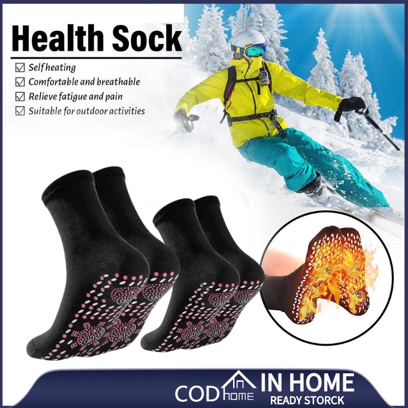 Unisex Socks Self Heating Health Comfortable 1 Pair Magnetic Socks ...