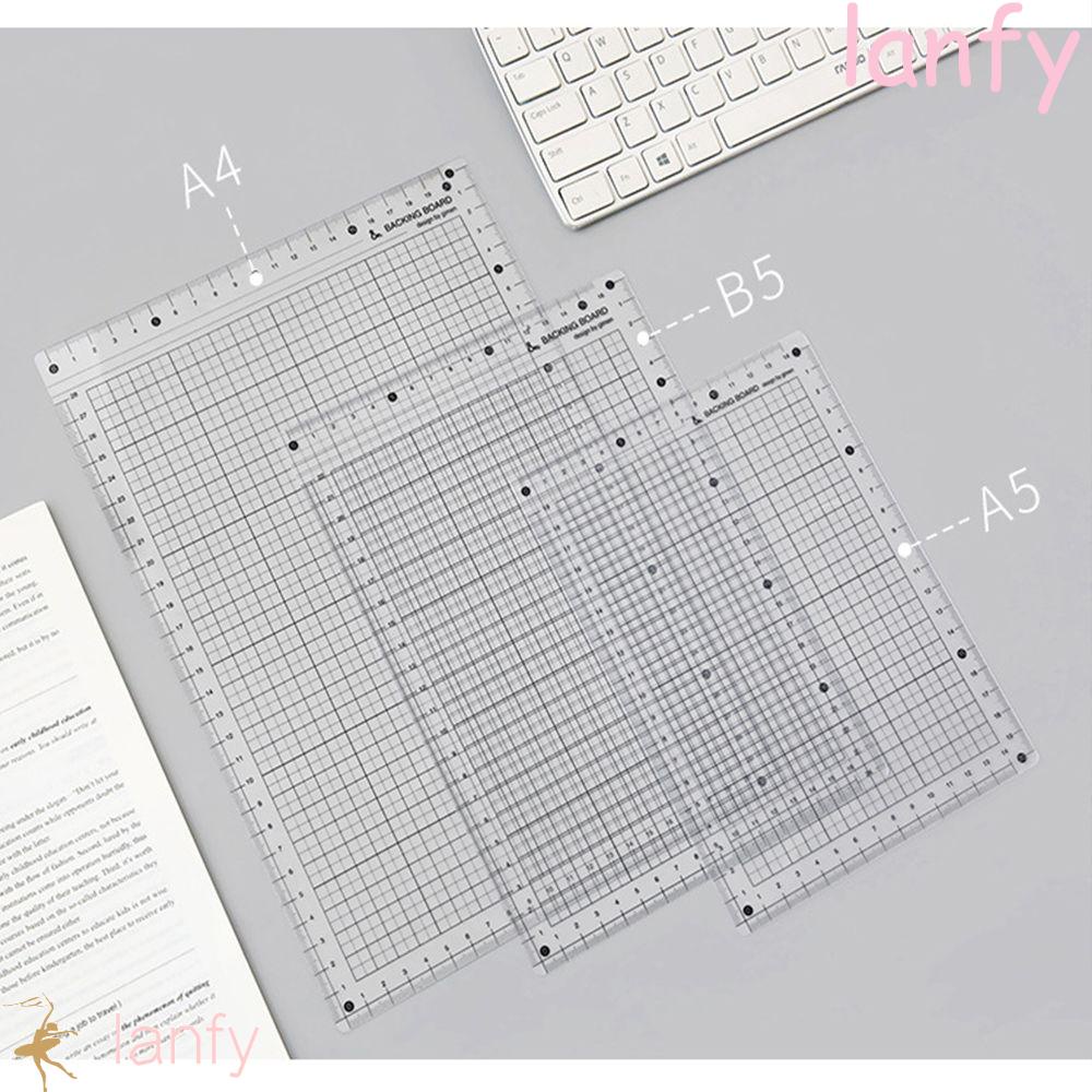 LANFY Flat Cutting Mats Waterproof Drawing Clipboard Ruler Board ...