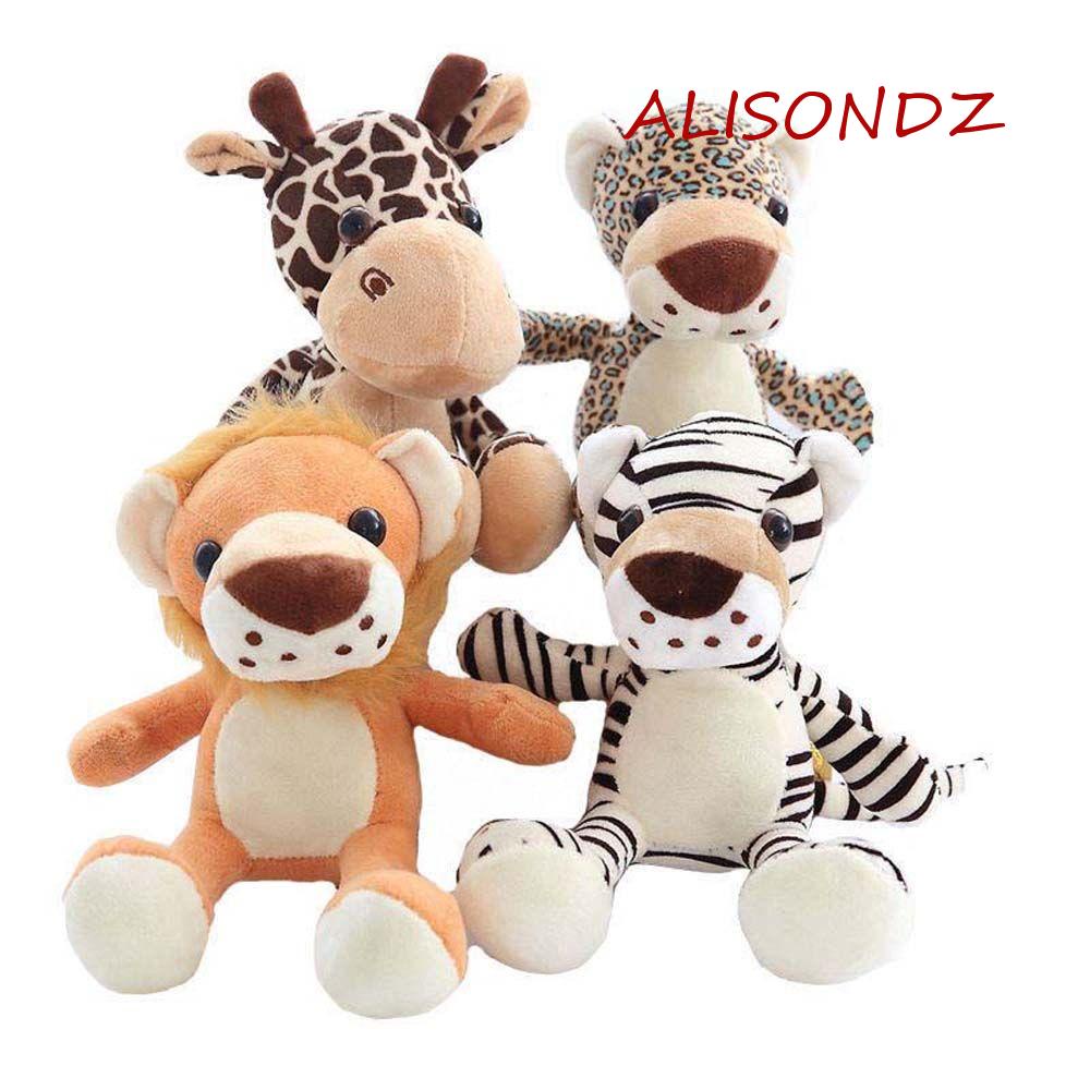 ALISONDZ Animal Plush Doll Deer Soft Toy Lion Leopard|Giraffe Stuffed ...
