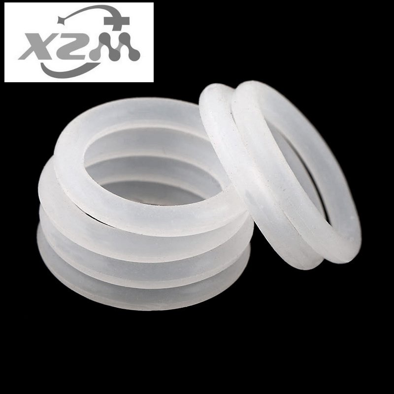 Full Size] White Silicone O-Ring CS3.0mm X OD10~60mm Rubber Sealing ...