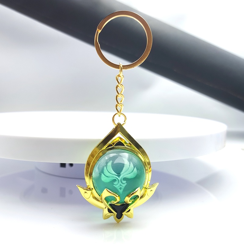 Game Genshin Impact Visions Keychain Sumeru Mondstadt Liyue Inazuma ...