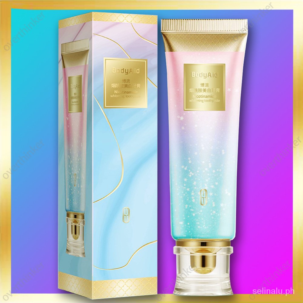 Original bodyaid bodyaid niacinamide whitening toothpaste to remove ...