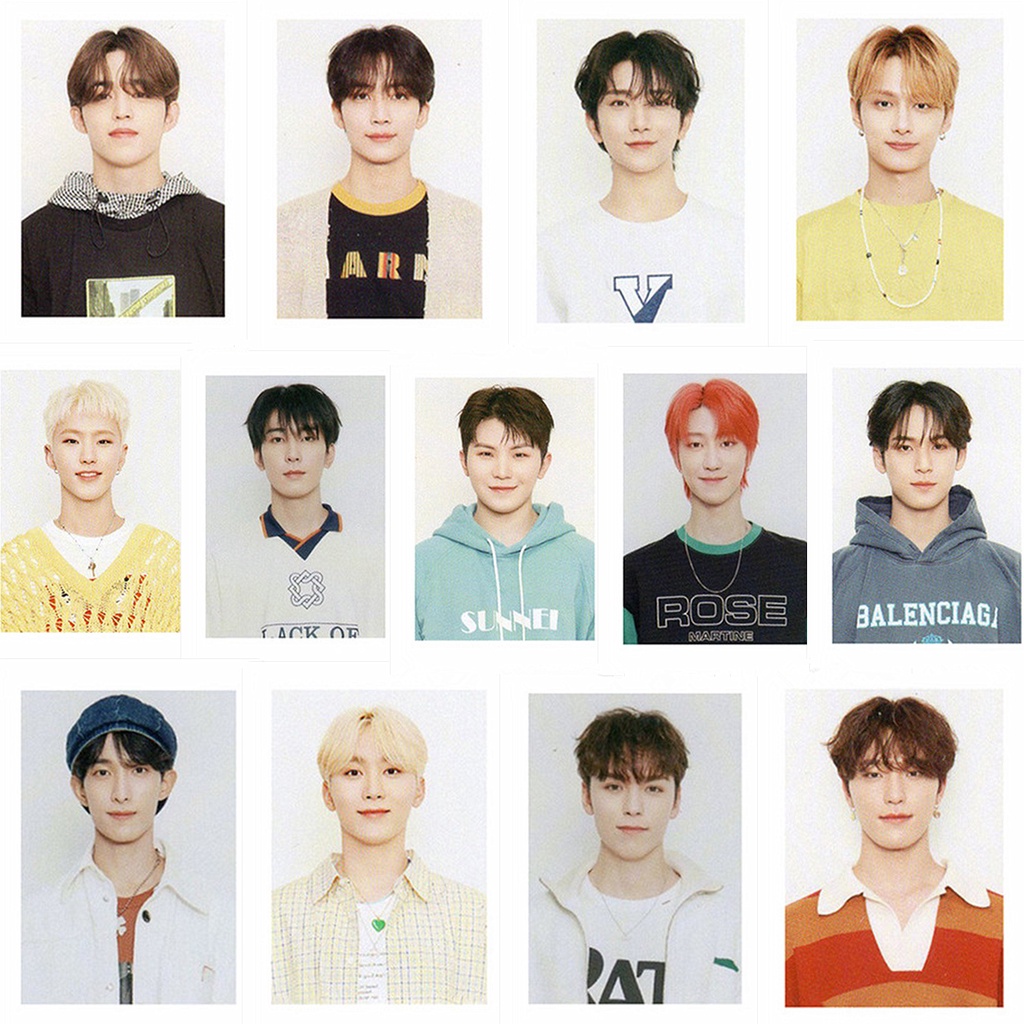 1pc SEVENTEEN CARAT 7th Membership Kit ID Photocards Lomo Cards Kpop ...
