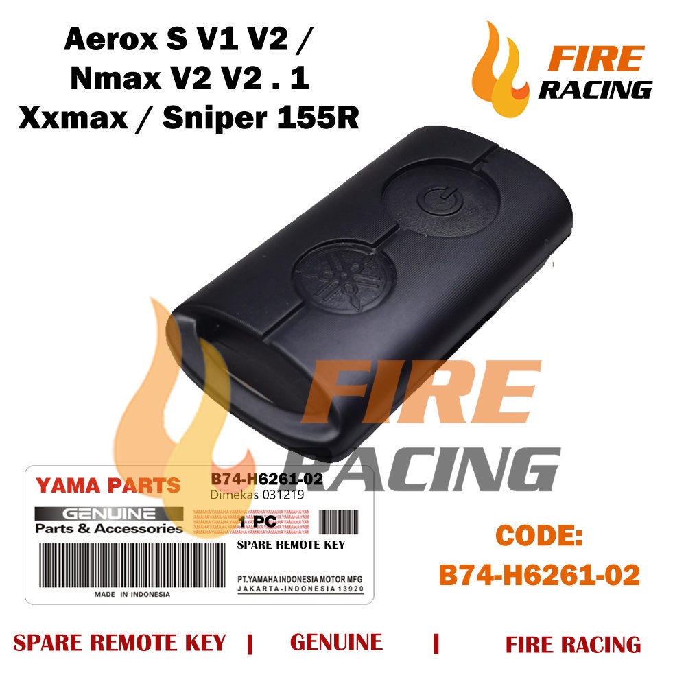 High quality Spare Remote Key (Aerox S V1 V2 / Xmax / Sniper 155R ...